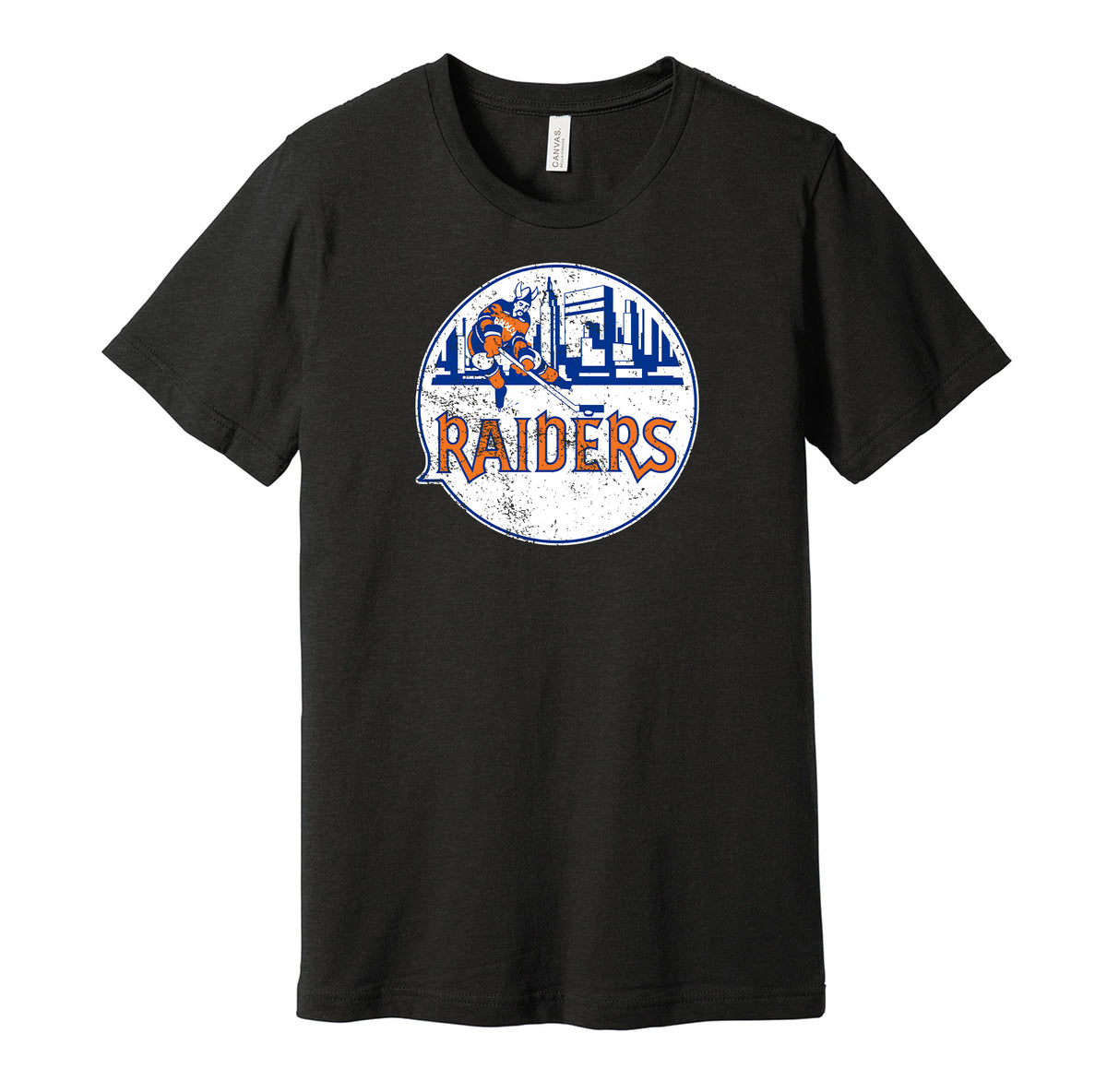 New York Raiders Distressed Logo - Defunct Hockey Team - Hyper Than ...